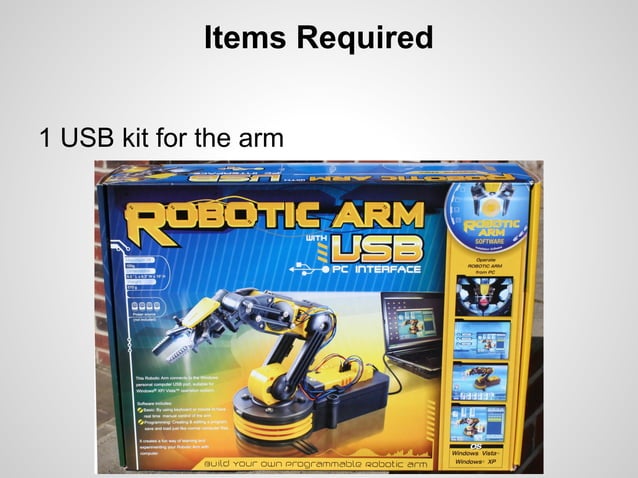 Hacking the owi robotic arm presentation liz quilty | PPT