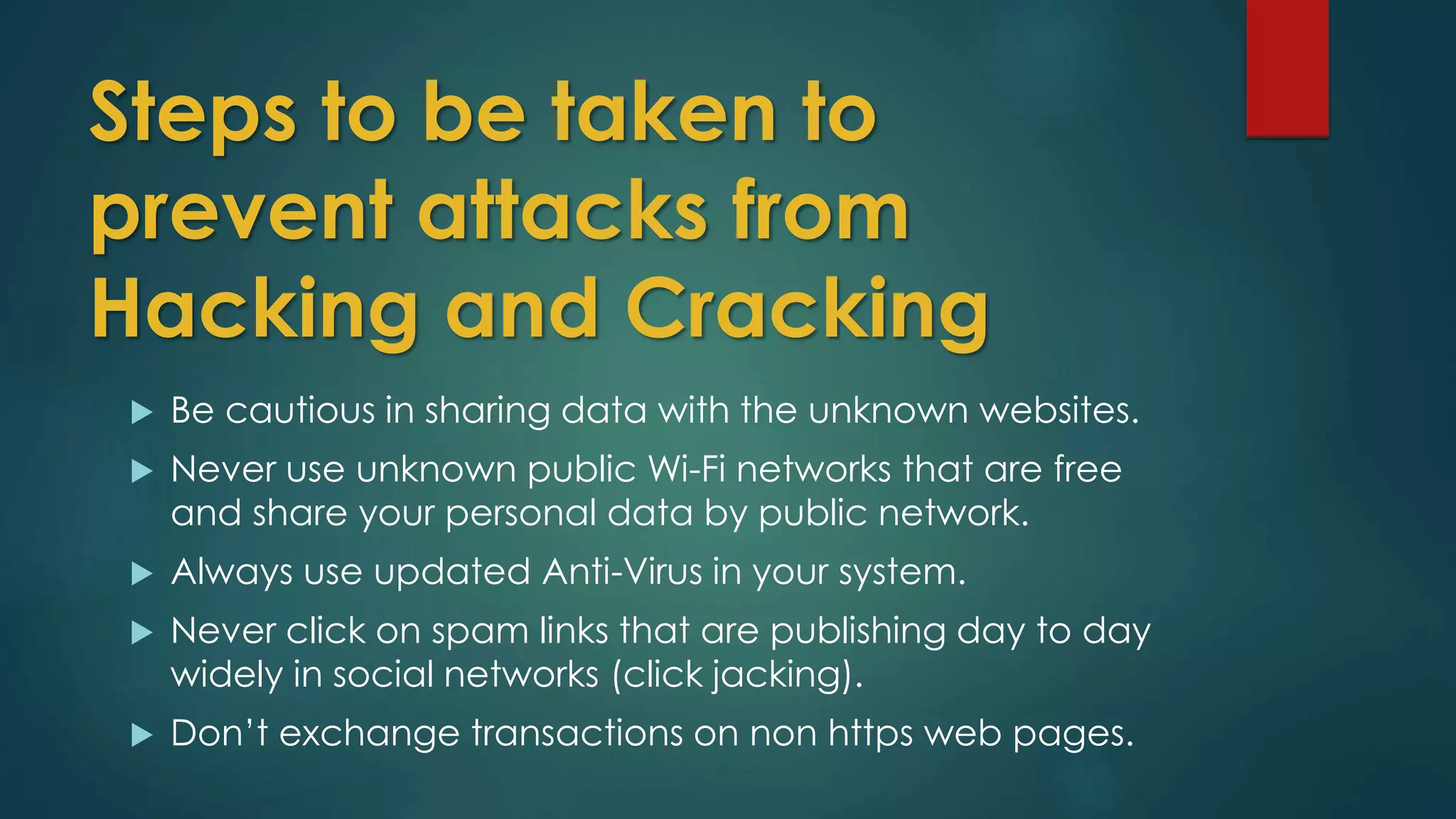 Hacking vs cracking | PPTX