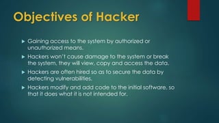 Hacking vs cracking | PPTX