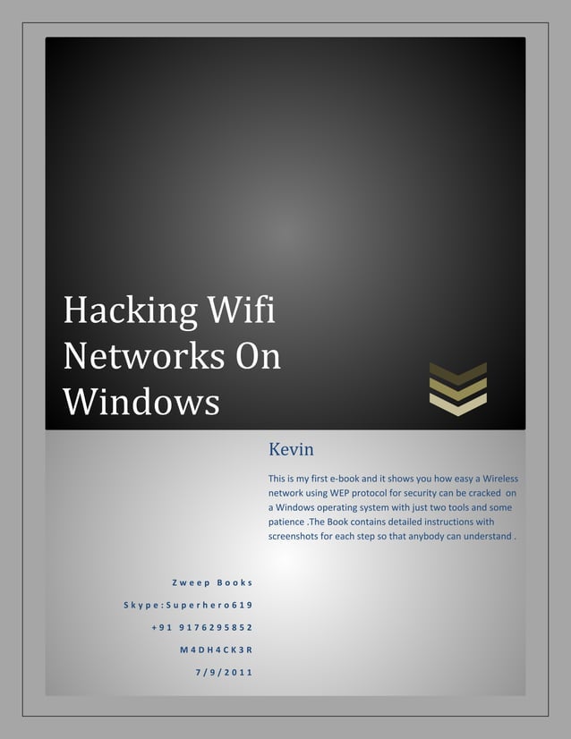 How to Hack WiFi on Windows | PDF