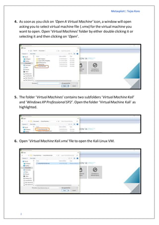 Hacking windows xp sp 2 using metasploit | PDF