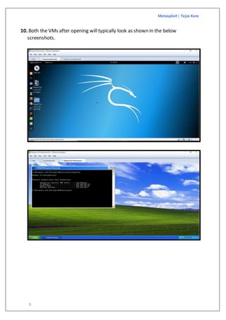 Hacking windows xp sp 2 using metasploit | PDF