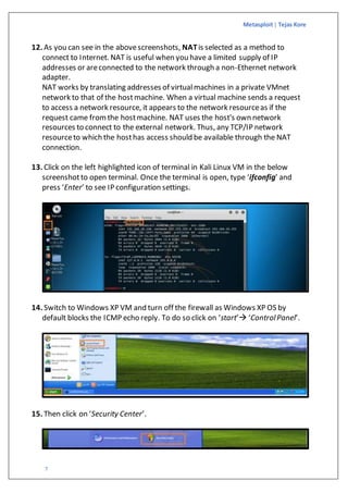 Hacking windows xp sp 2 using metasploit | PDF