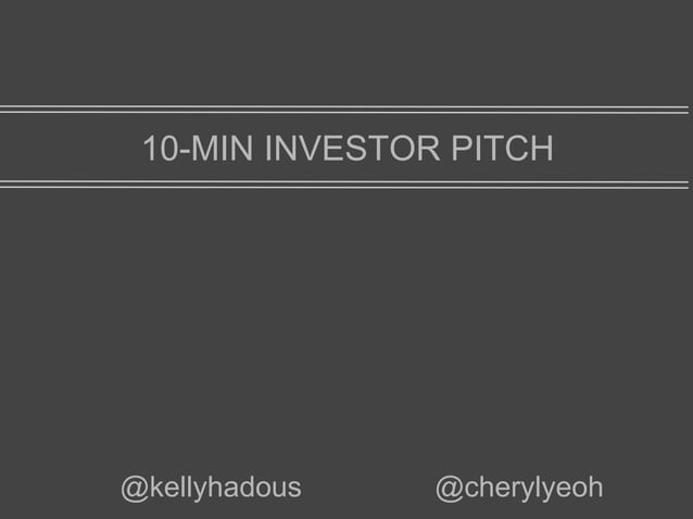 Hacking your investor pitch deck | PPTX