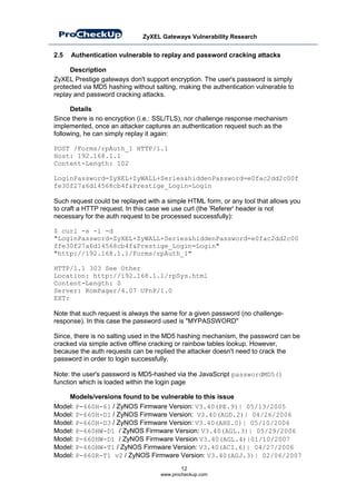 Hacking Zy Xel Gateways | PDF