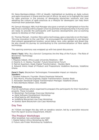 Hacklab Hackathon 2019 report | PDF