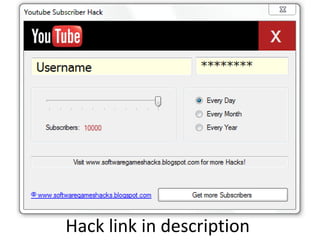 get 100000 subs on youtube | PPTX