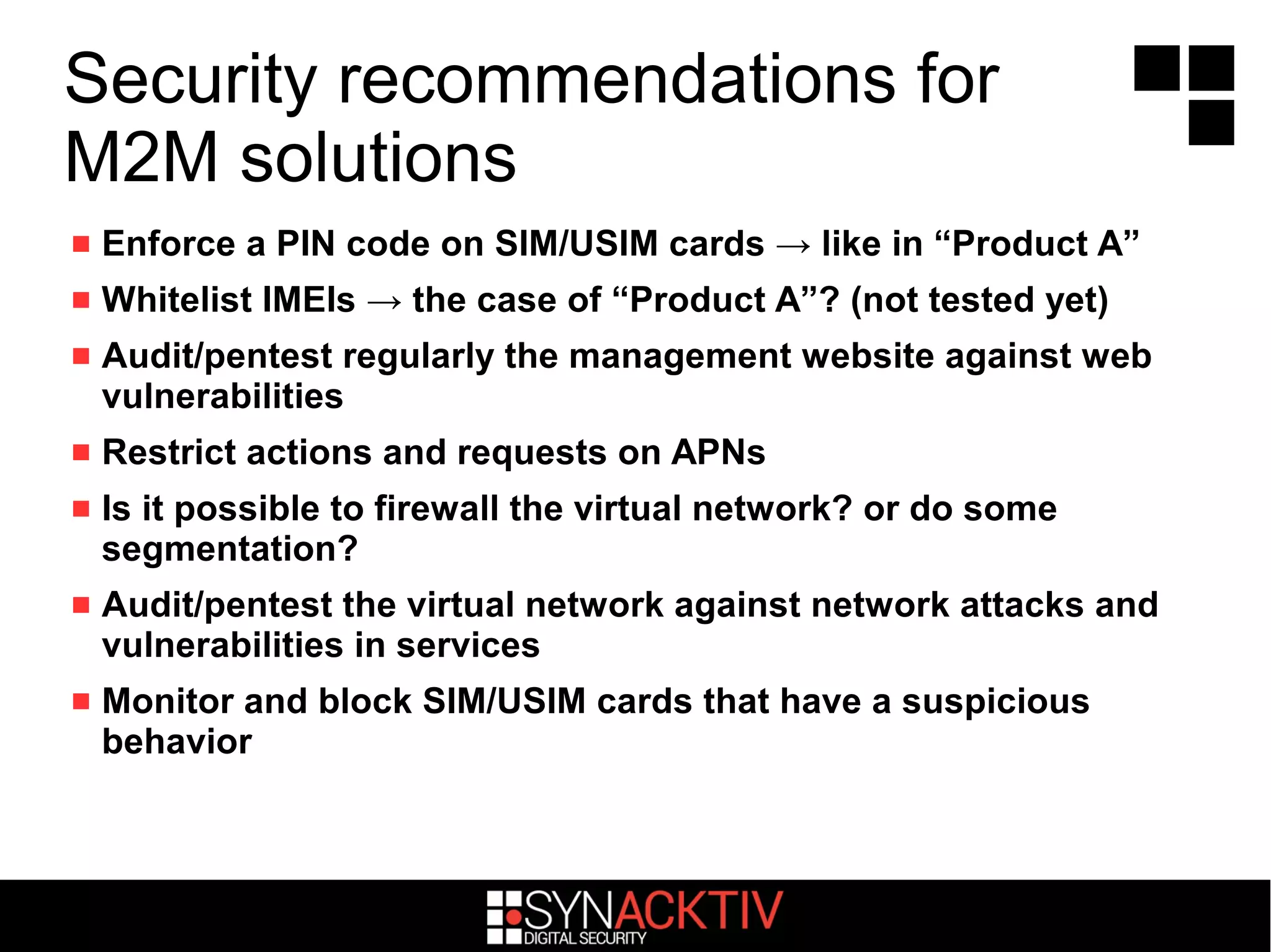 Hack.lu 2016 - 2G and 3G intercom hacking | PPT