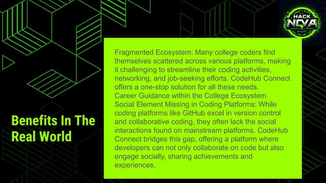 HackNova ppt hackathon for all new idea. | PPT