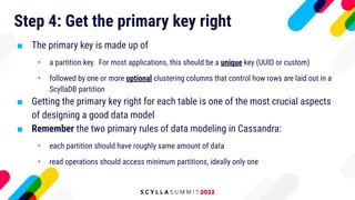 Scylla Summit 2022: Migrating SQL Schemas for ScyllaDB: Data Modeling ...