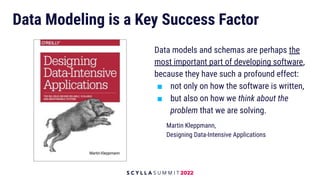 Scylla Summit 2022: Migrating SQL Schemas for ScyllaDB: Data Modeling ...