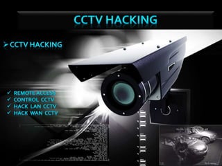 Hacking & cyber Security | PPTX