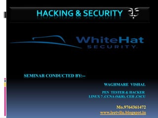 Hacking & cyber Security | PPTX