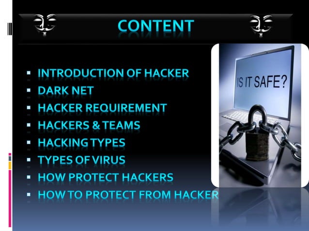 cyber security & hacking | PPT