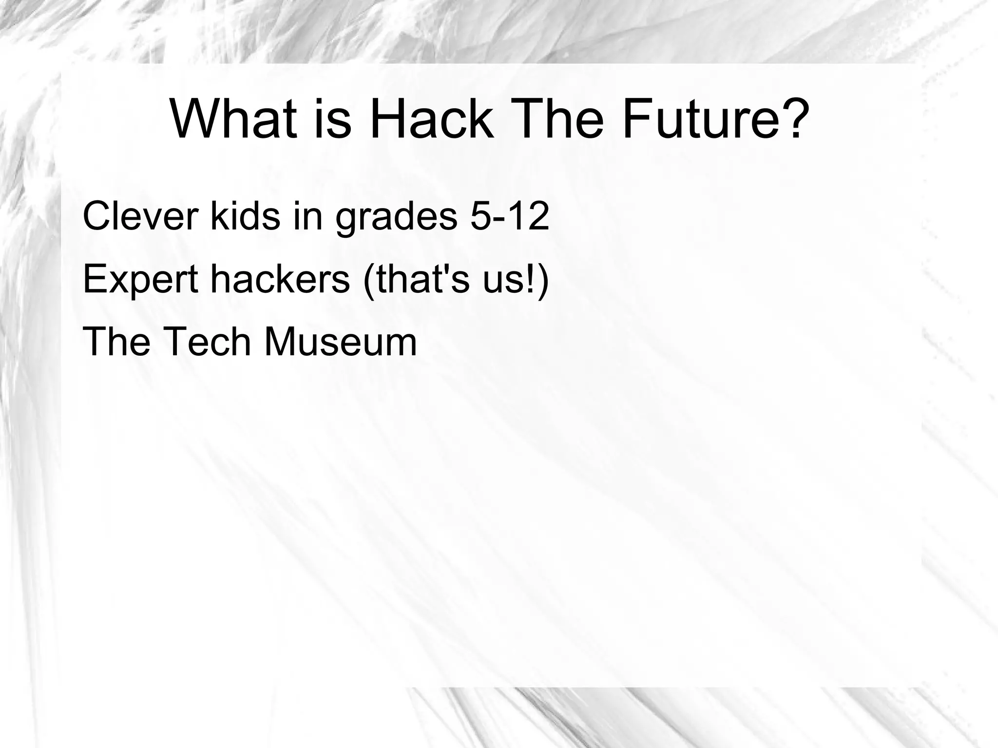 Hack The Future | ODP