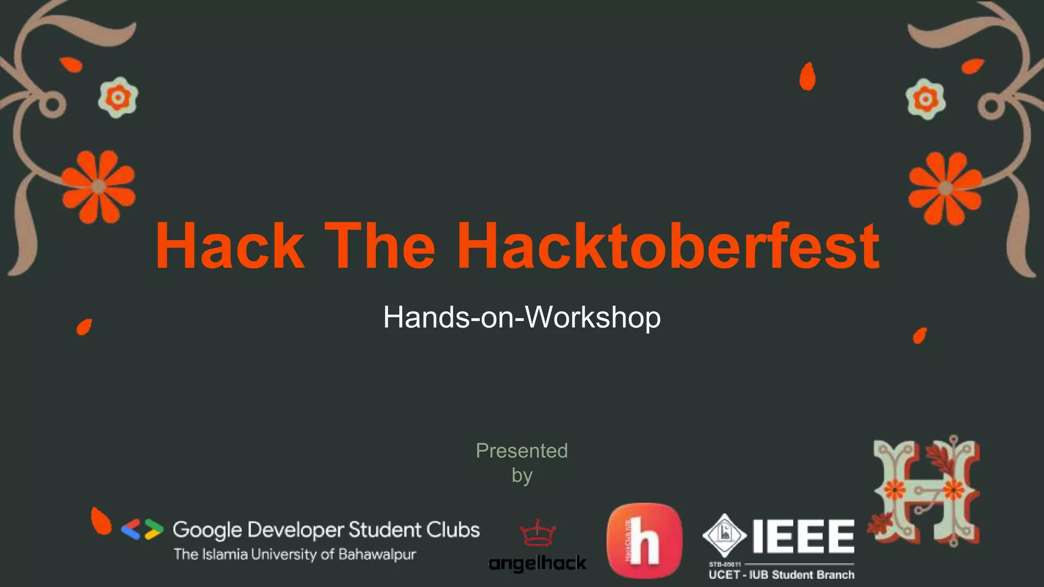 Hack the hacktoberfest | PPT