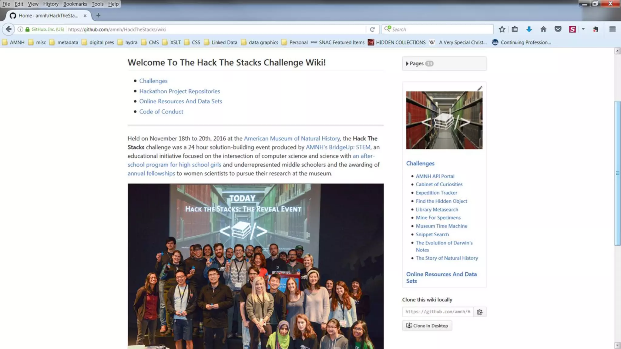 Hack the Stacks, American Museum of Natural History | PPT