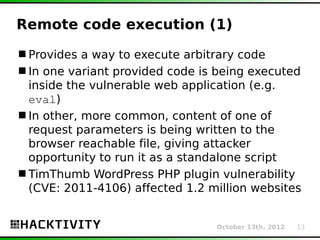Spot the Web Vulnerability | PDF