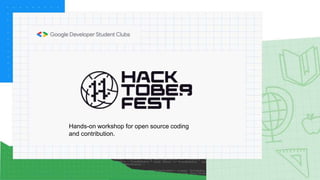 HacktoberFest gdsc HU.pptx