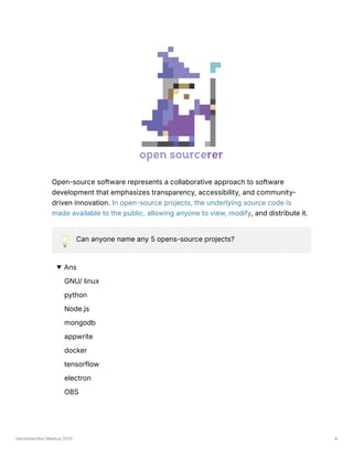 Hacktoberfest Meetup 2023 Presentation pdf | PDF