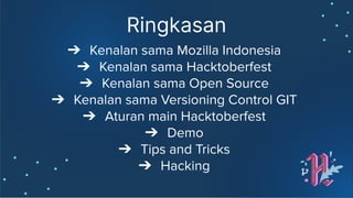 Hacktoberfest Mozilla Indonesia 2020 | PPT