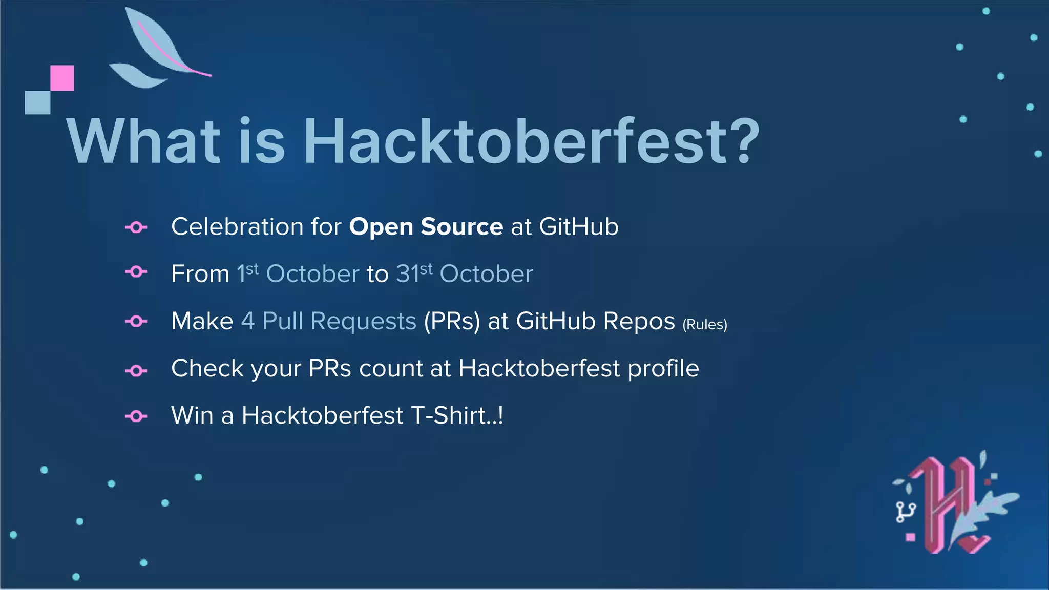 Let's Git Together! - Hacktoberfest 2020 | PPT