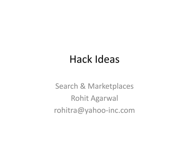 HackU | PPTX | Computing | Technology & Computing