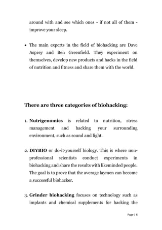 Hack your sleep | PDF