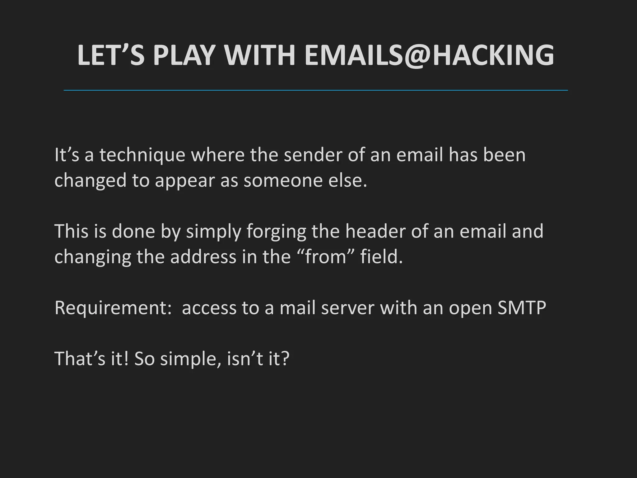 Hack your way into | PPT