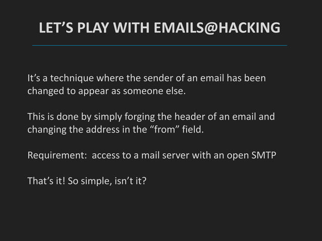 Hack your way into | PPT