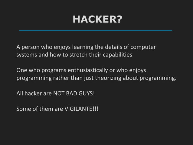 Hack your way into | PPT