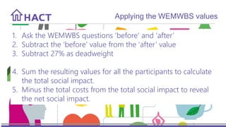 HACT presentation - wellbeing valuation | PPTX | Wellness | Healthy Living