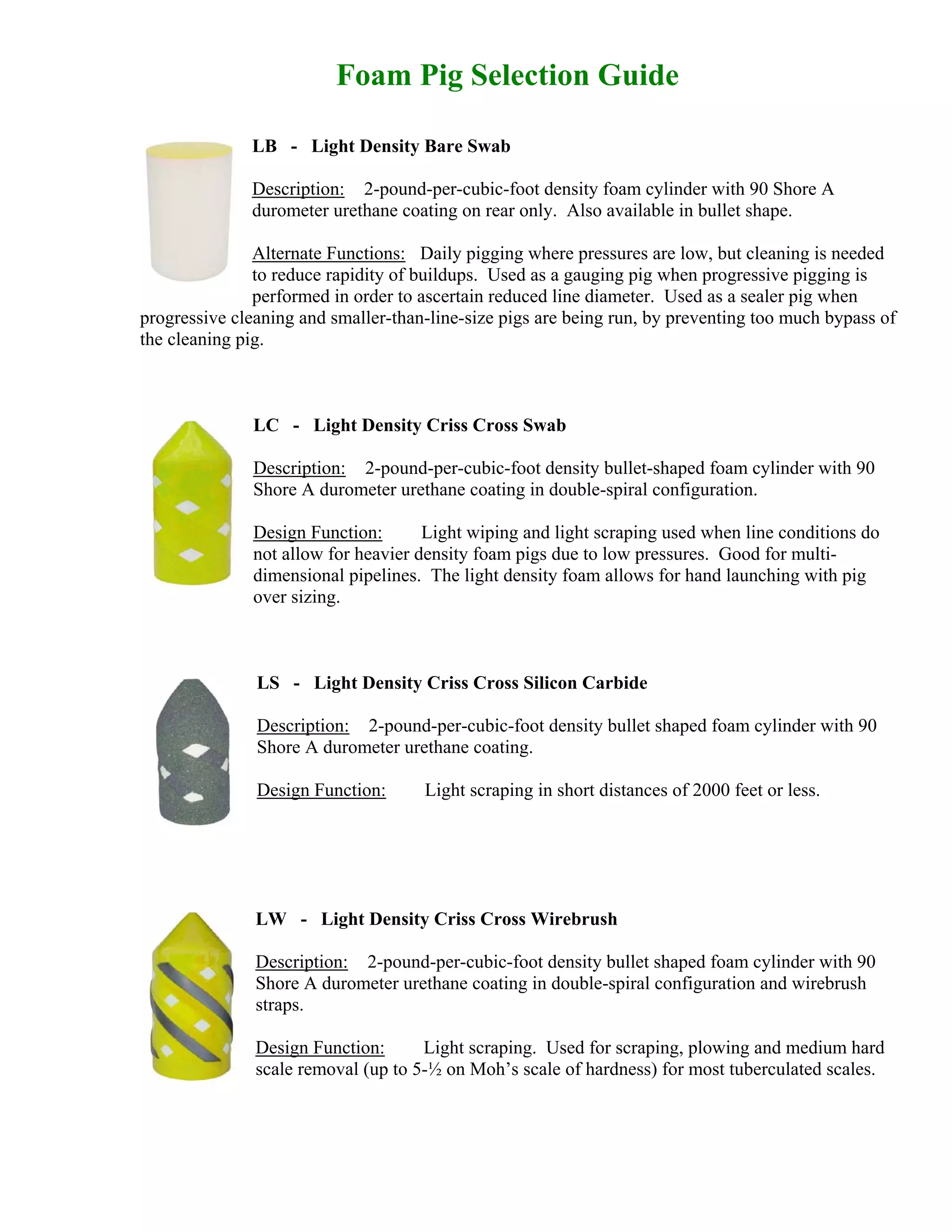 Pigs Unlimited | Foam Pigs | PDF