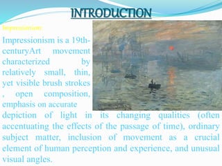 IMPRESSIONISM & POST-IMPRESSIONISM | PPTX