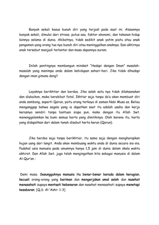 Hadapi dengan Iman | PDF