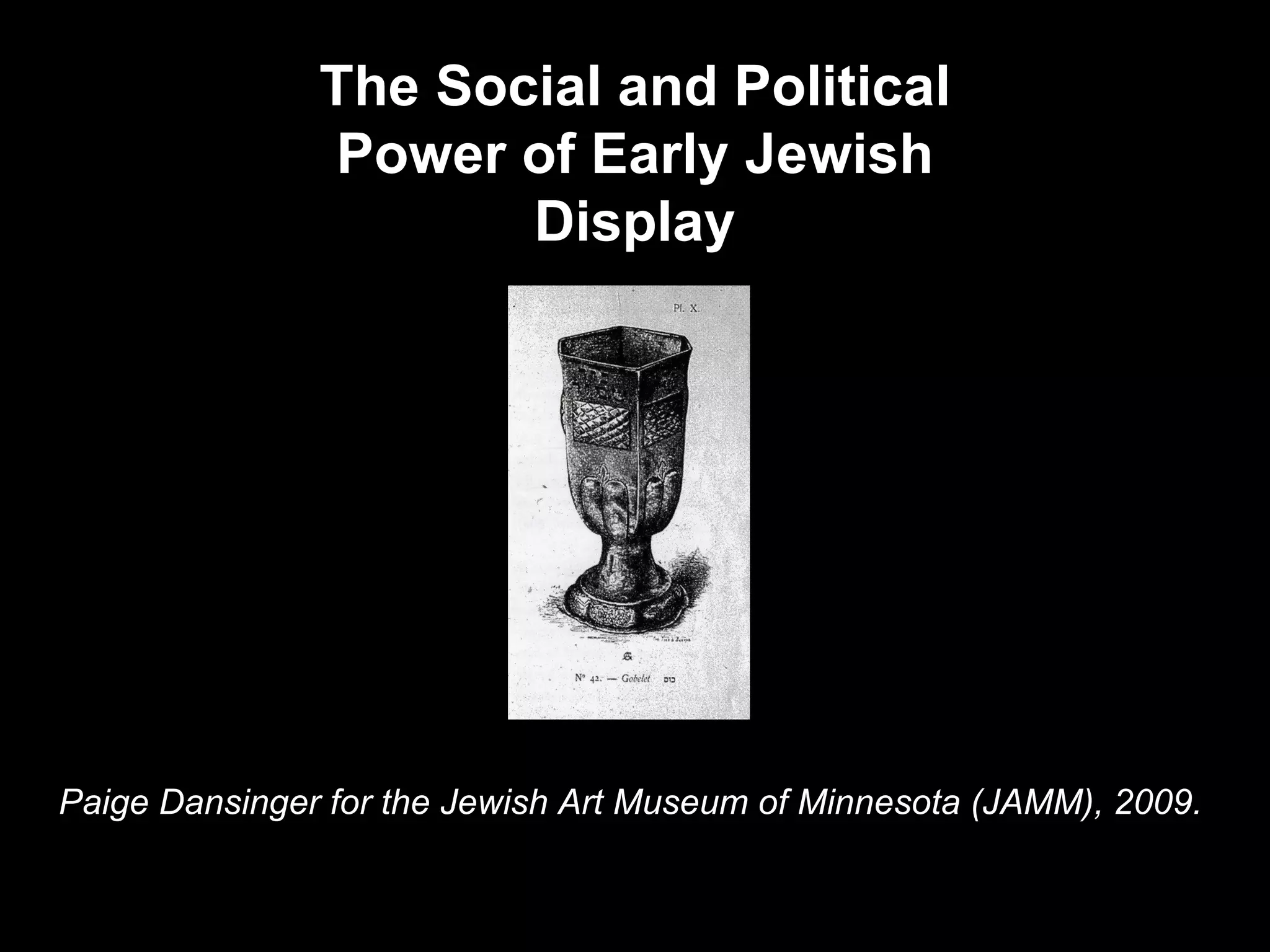Hadassah Ppt Early Jewish Display | PPT