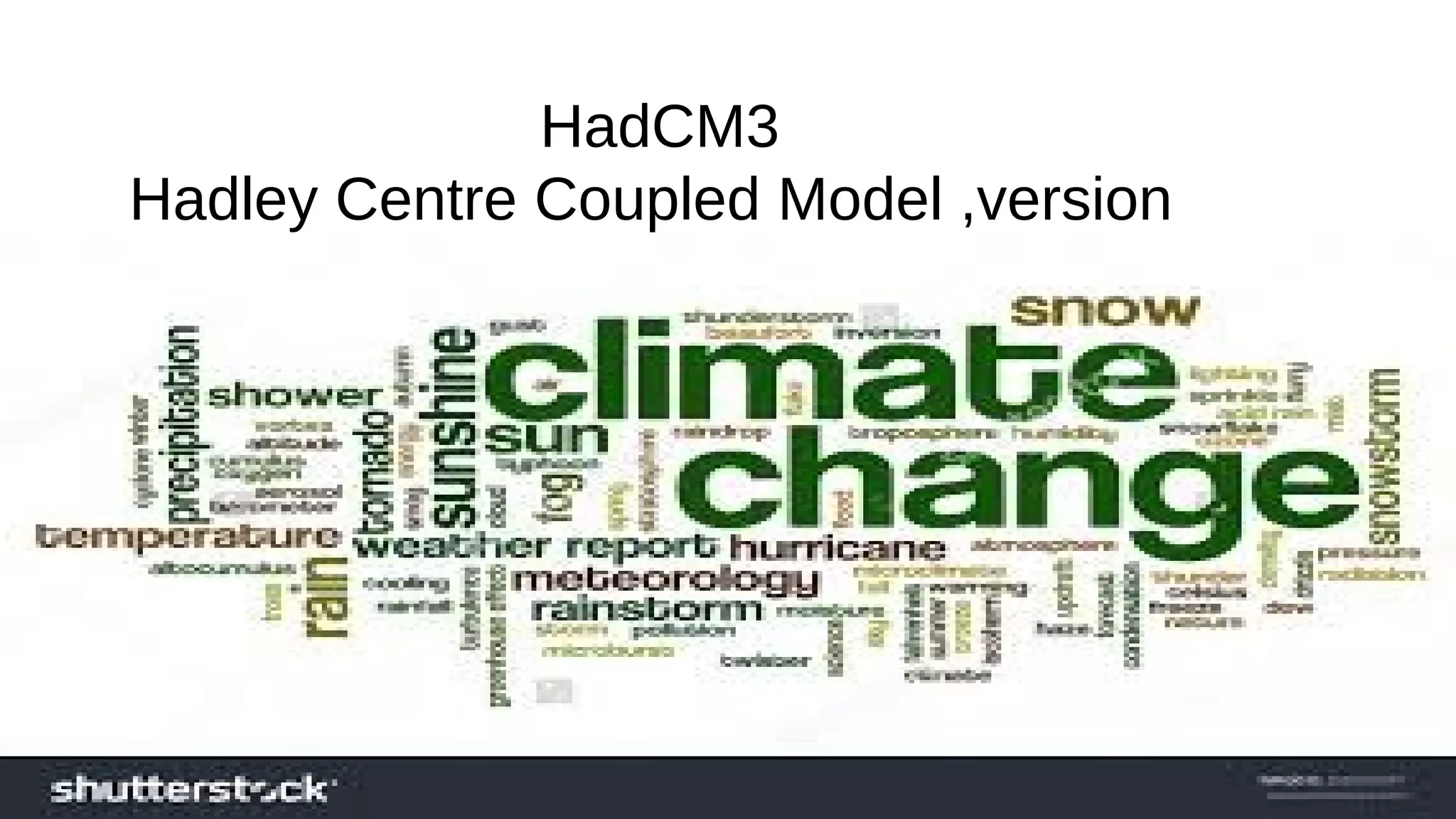 Had cm3 hadley centre coupled model ,version | PPT