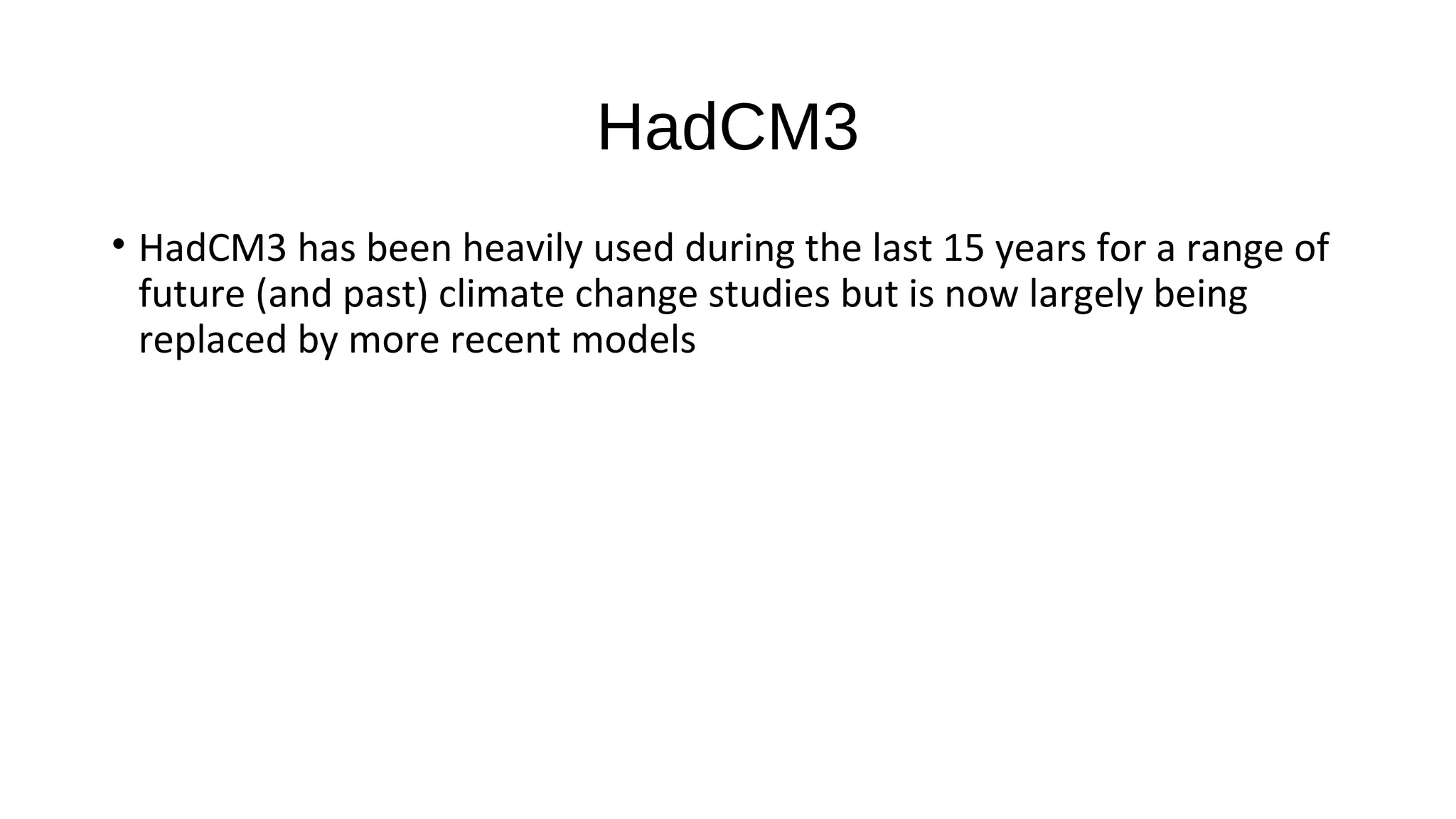 Had cm3 hadley centre coupled model ,version | PPT