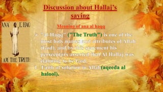 mansur al hallaj | PPT