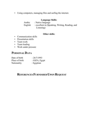 Hadeer hashem s cv 1 | DOCX