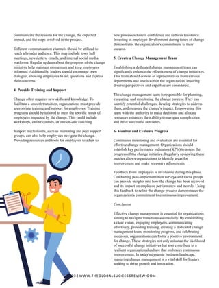 The Global Success Review Magazine Haden A. Land Final File For The ...