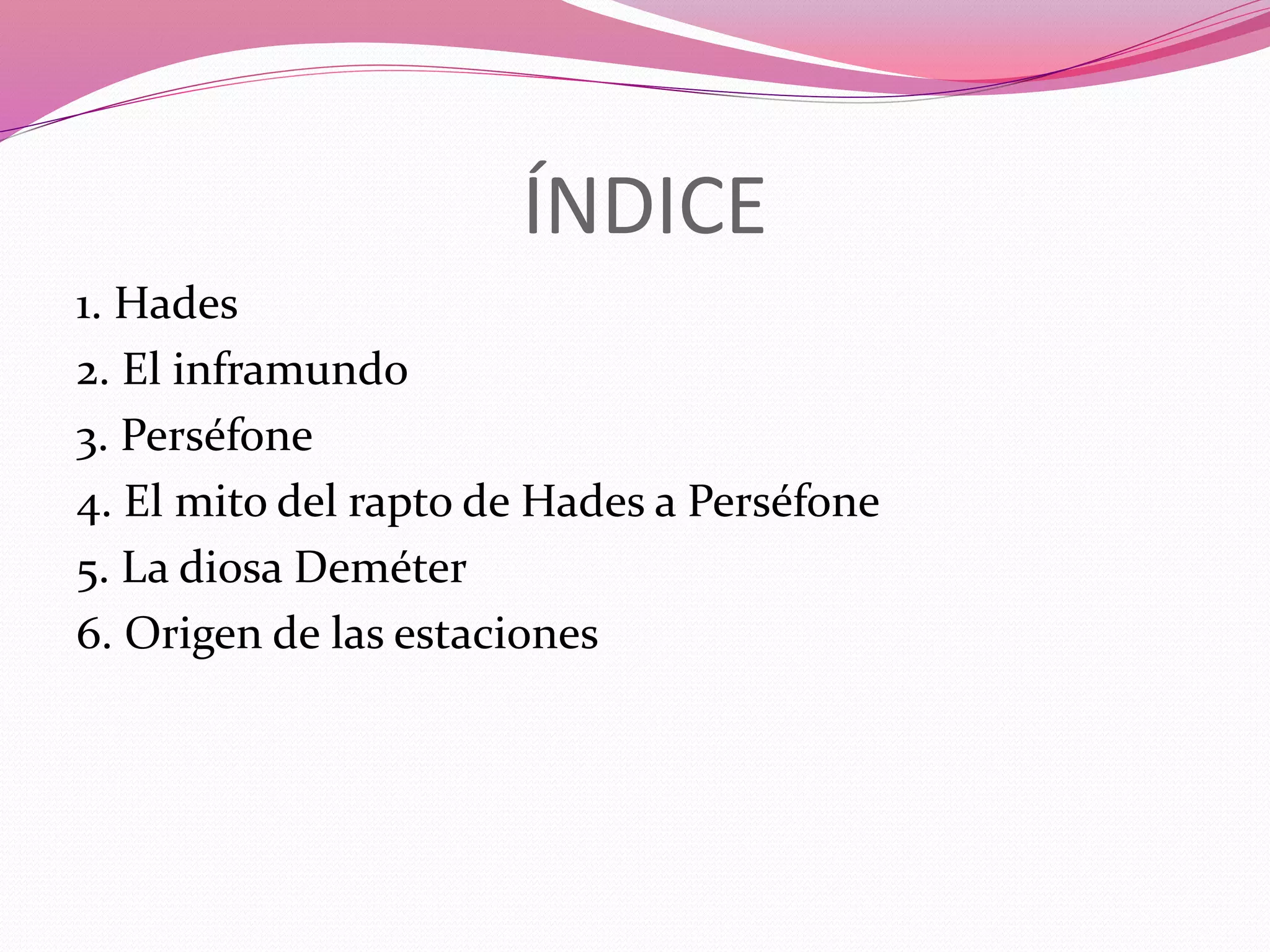 Hades y persefone | PPTX