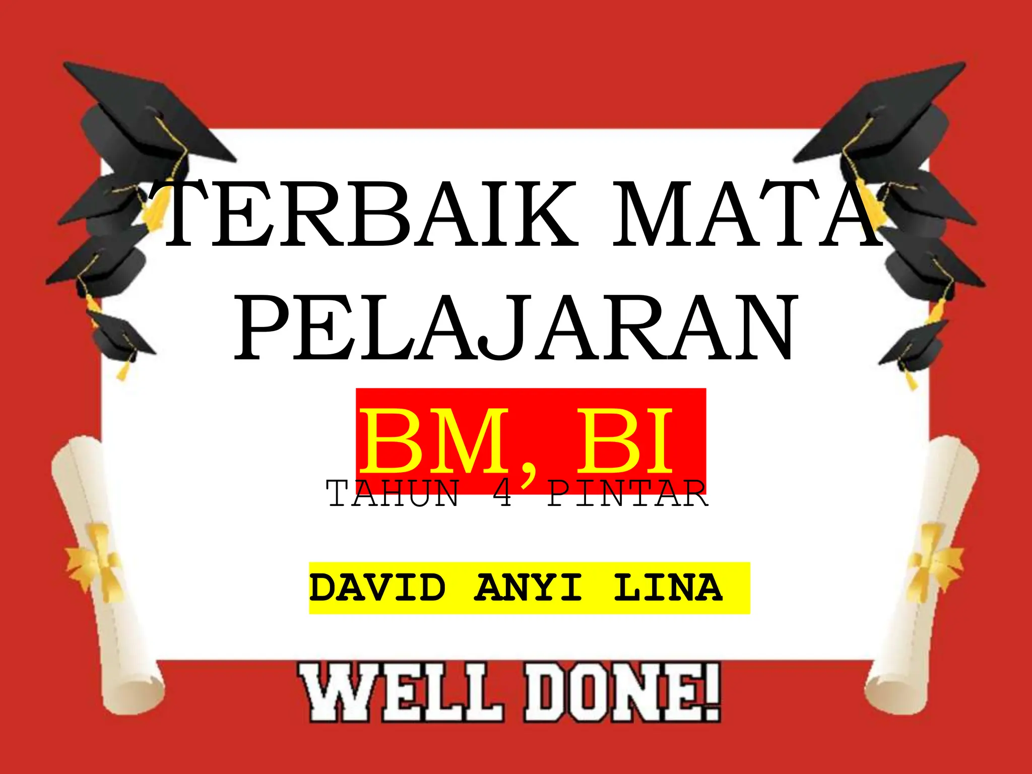 Design muka depan cover penyampaian sijil | PPTX