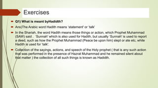 HadidthExercises grade 9 islamiyatt.pptx
