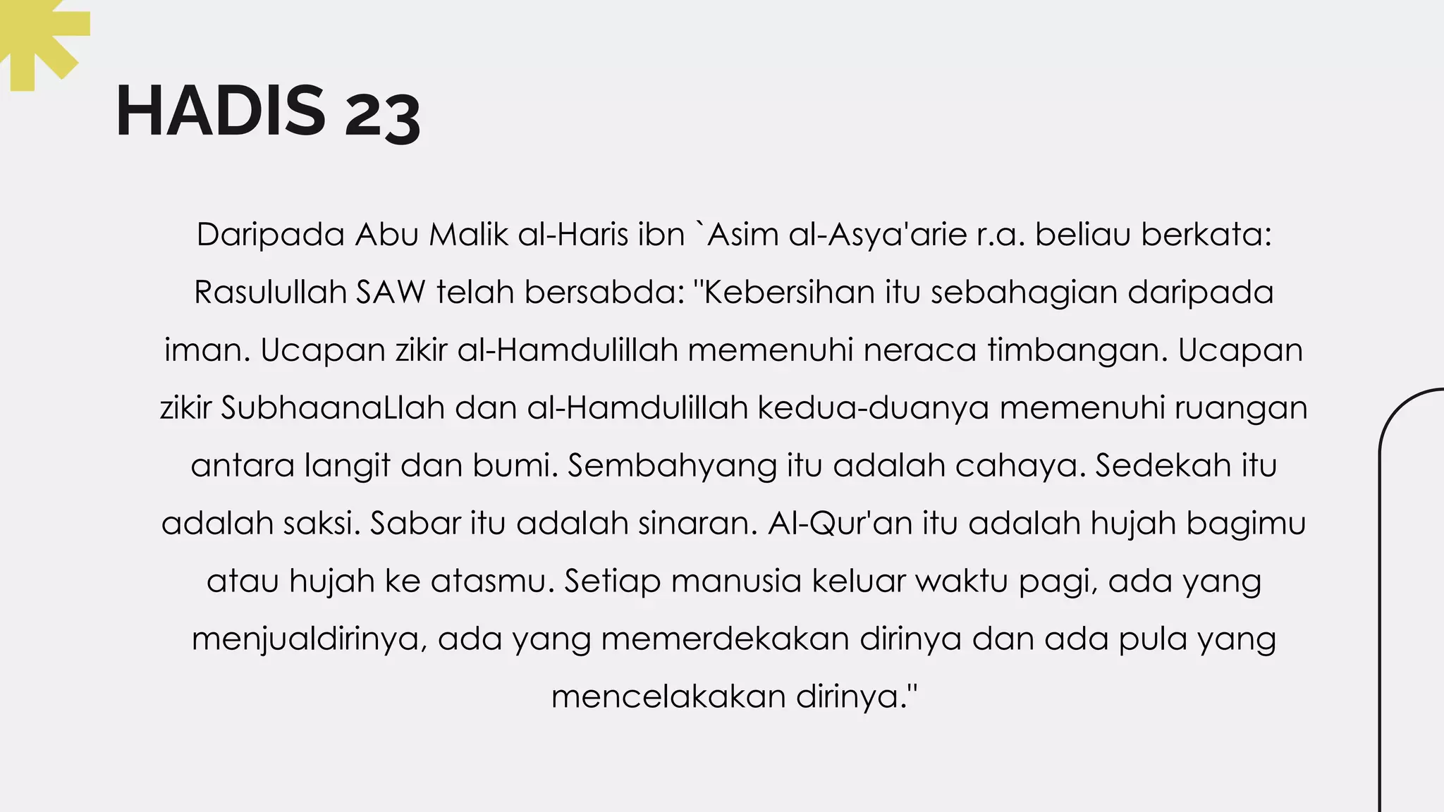 Hadis 40 - Hadis 23 | PPTX