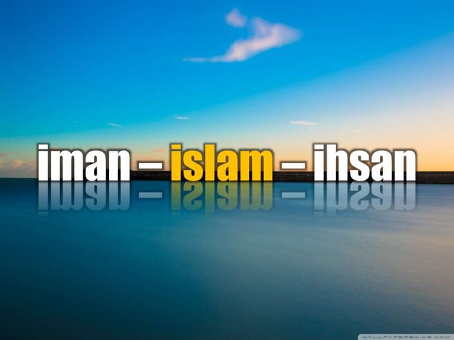 Hadis 2 iman – islam – ihsan masjid al jihad Bonang Tangerang | PPT