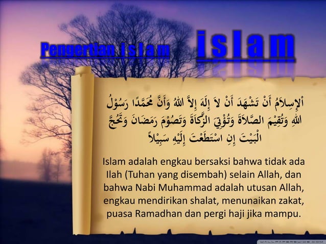 Hadis 2 iman – islam – ihsan masjid al jihad Bonang Tangerang | PPT