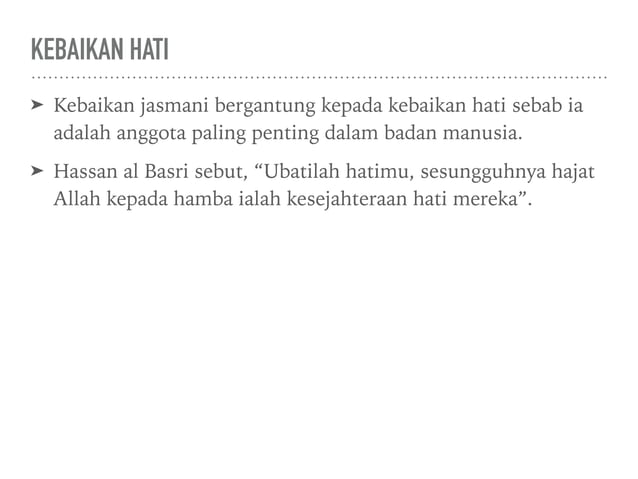 Hadis 6 : Halal Dan Haram (Melayu) | PDF