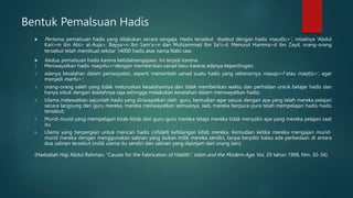 Pengertian, Klasifikasi Hadis Dha’if.pptx