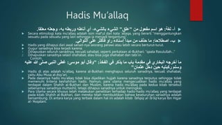 Pengertian, Klasifikasi Hadis Dha’if.pptx